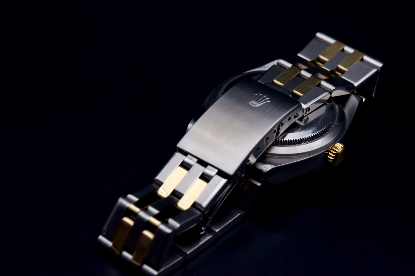 Rolex Datejust Oysterquartz Vers 1990 Bicolore lunette striée - Clomi